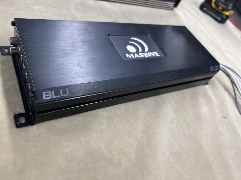 Massive Audio BL3 Mono Car Marine Waterproof Amplifier 2800W - Amp For ...