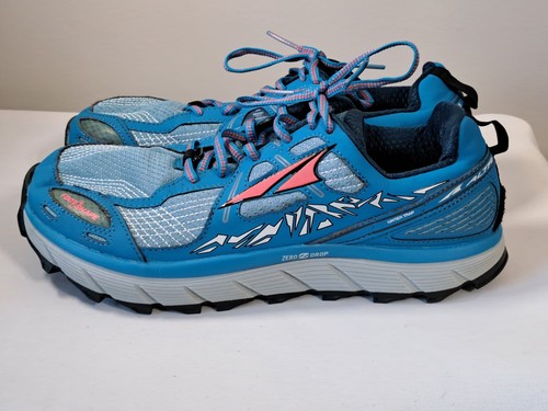 Altra Running Shoes Women's 10 Lone Peak 3.5 Trail Blue Gaiter Trap ...