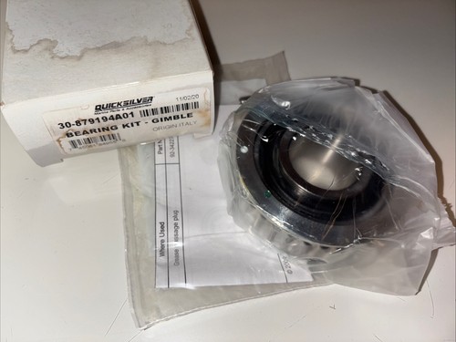 30-879194A01 NEW GENUINE OEM MERCURY QUICKSILVER GIMBLE BEARING KIT LOT ...