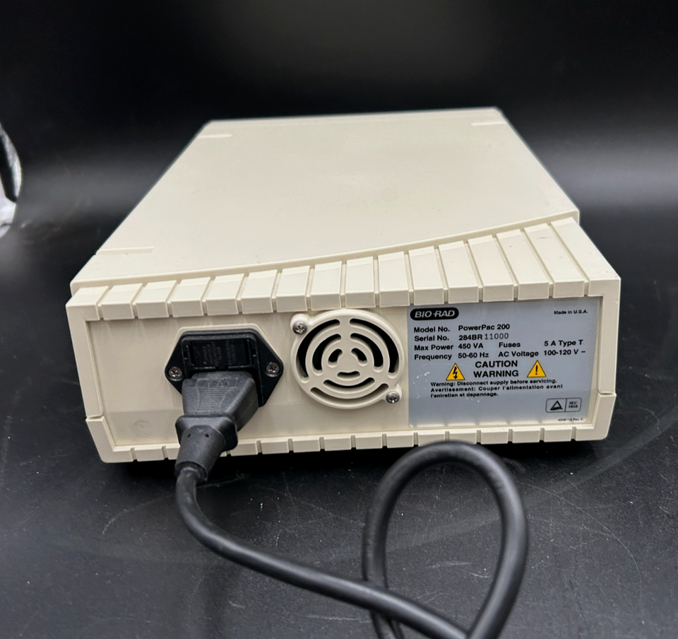 Bio-Rad PowerPac 200 Electrophoresis Power Supply | eBay