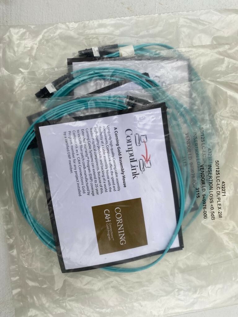 CompuLink 246794 50/125 Lc-lc Duplex 2m Fiber Optic Cables for sale ...