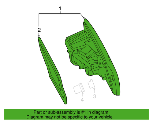 Mercedes-Benz GLE Class COUPE 2016-2019 Inner Tail Light Rear Lamp OE ...