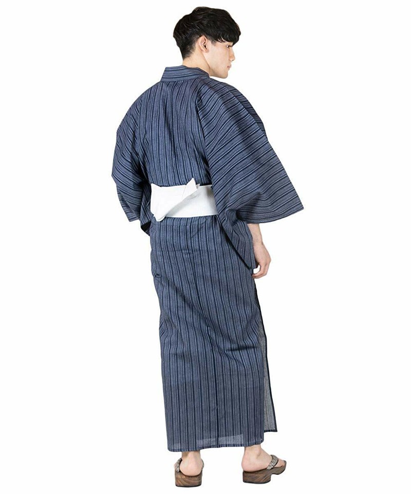 KYOETSU Men's ryokana Japanese style hotel yukata with obi | eBay