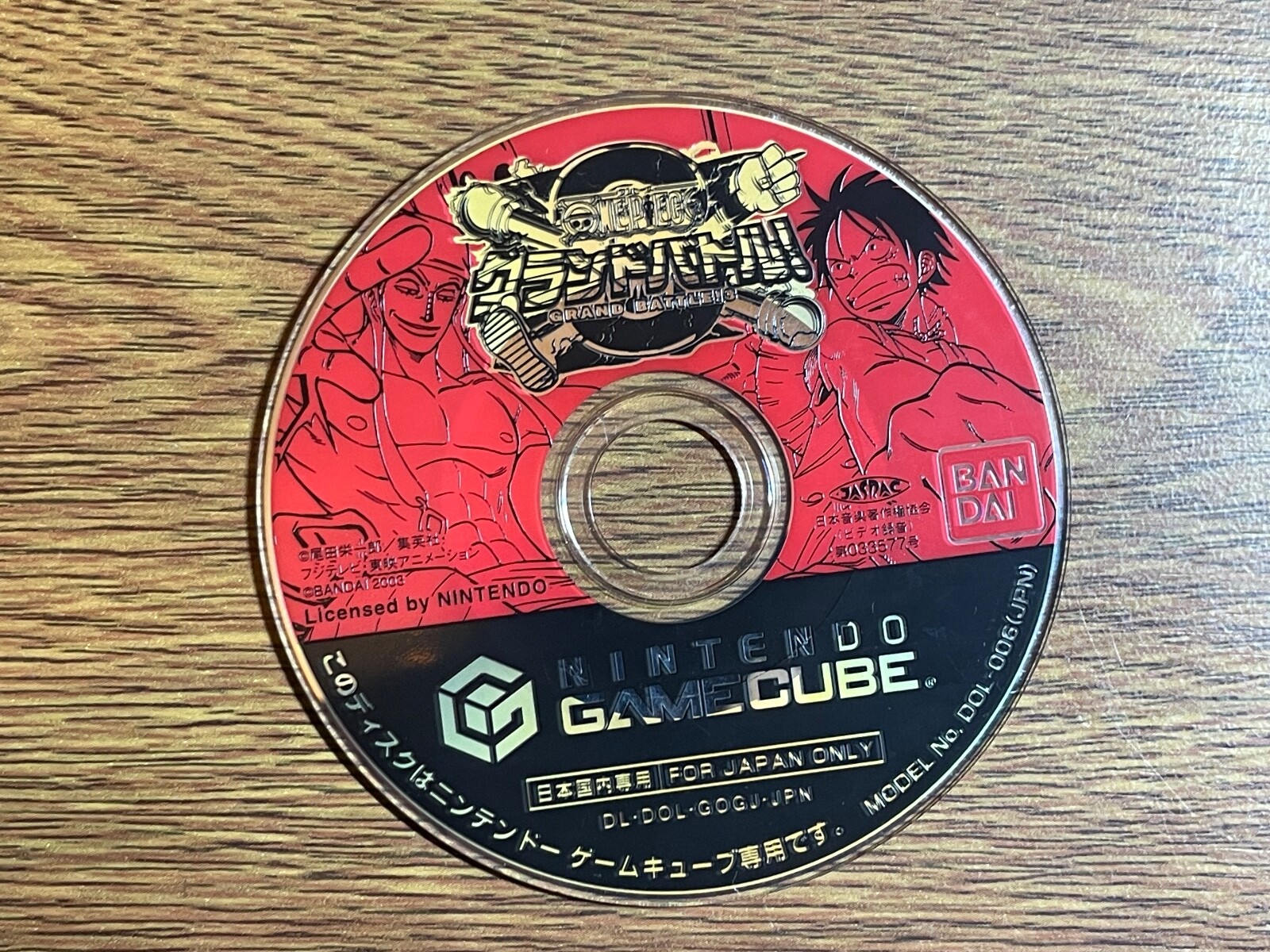 FREE SHIPPING disk only NINTENDO GAMECUBE JAPAN NTSC ONE PIECE GRAND ...