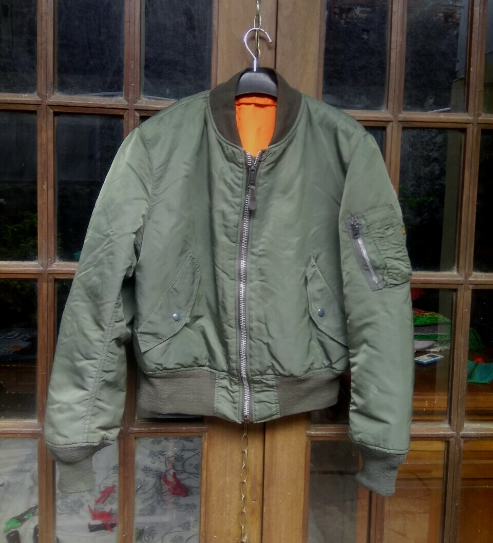 Alpha industries Bomber Flight Jacket MA1 USAF Big Lo… - Gem