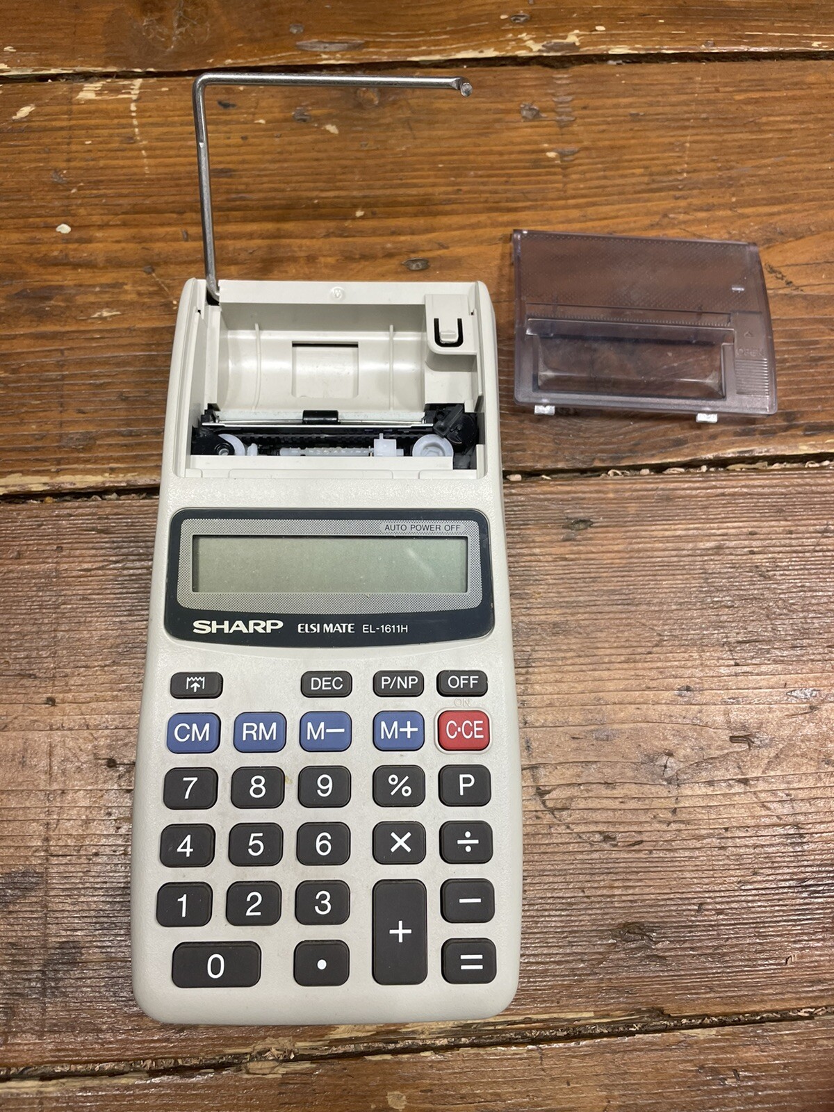 Sharp ELSI MATE EL-1611H Handheld Printing Calculator AC or DC | eBay ...