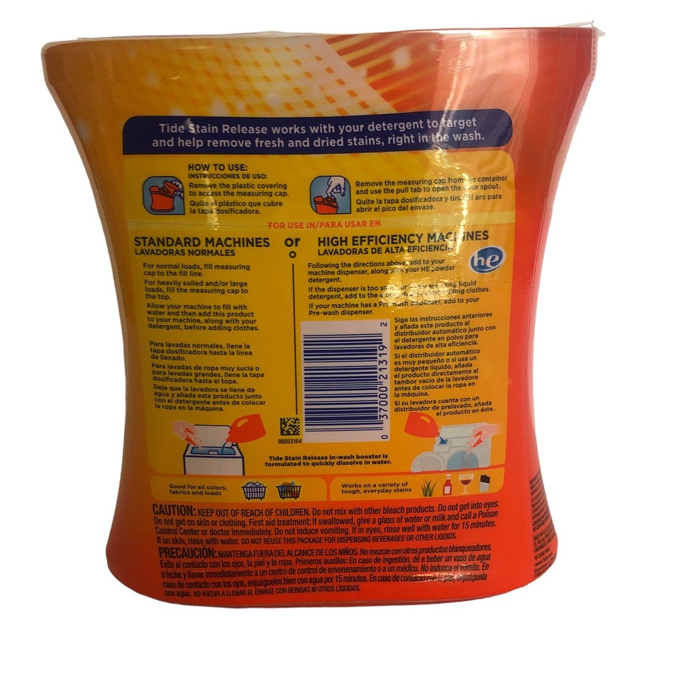 Tide Stain Release Powder In Wash Booster Ultra Stains Out 14 oz ...