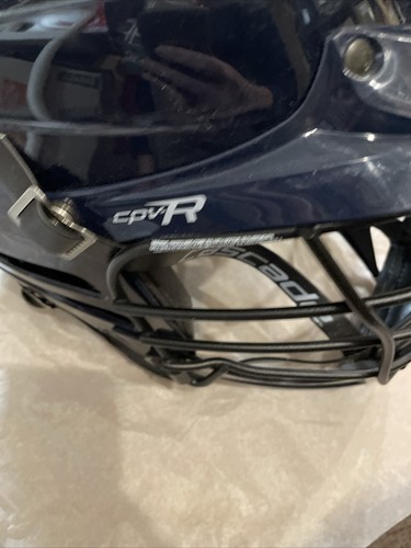 Cascade CPV-R Lacrosse Navy Blue Helmet Size S/M - R Chin Strap Full ...