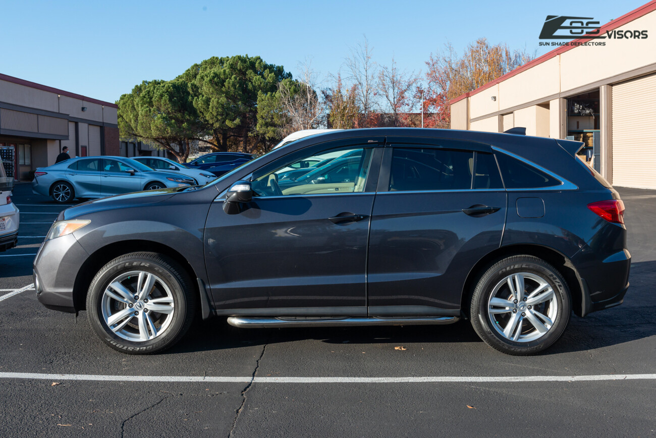 EOS Visors For 13-18 Acura RDX JDM Mugen Side Vent Window Visor Rain ...