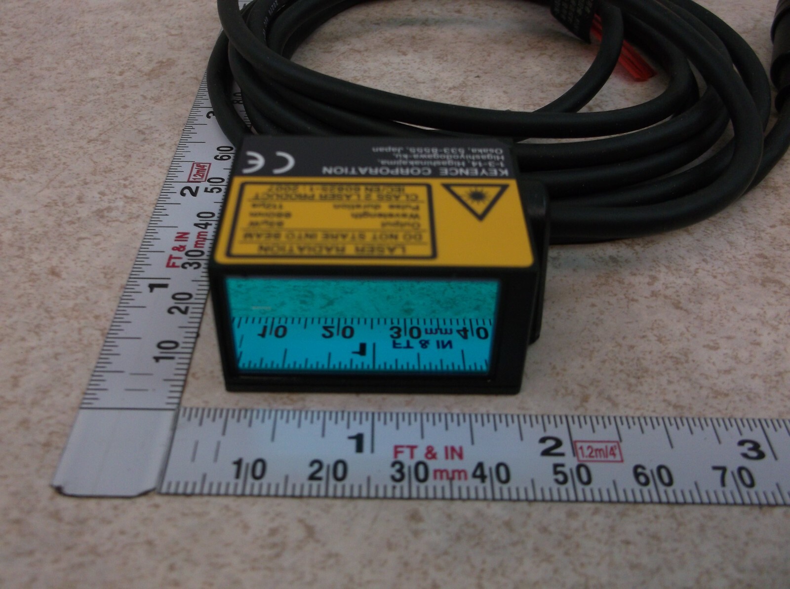 KEYENCE, BL-1301, ULTRA SMALL BARCODE READER, FRONT RASTER, F0284 | eBay