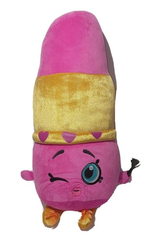 Shopkins Lippy Lips Plush Lipstick Large Soft Doll Toy Pink Stuffed | eBay