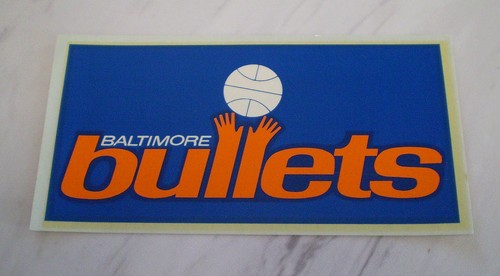 Vintage Baltimore Bullets Sticker Decal unused #kellyssuperheroes | eBay