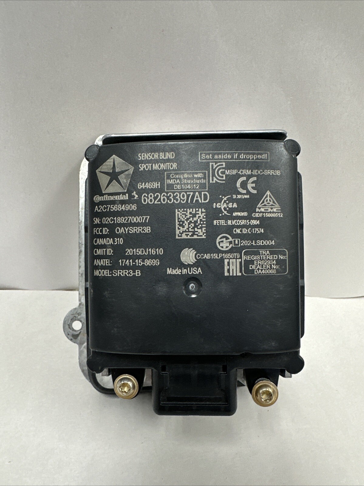 2019-2021 DODGE RAM 1500 BLIND SPOT SENSOR 68263397AD *M420 | eBay