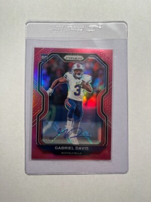 2020 Panini Prizm Football Gabriel Davis Pink Rookie Card RC Autograph ...