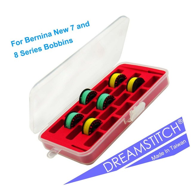 - Bernina 7 and 8 Series Jumbo Bobbin Storage Case Saver Holds 23 ...