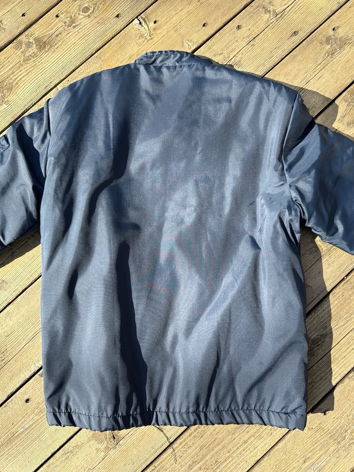 Vintage 70s Hijackers Racing Jacket Ideal Zipper Navy Red White Stripe ...