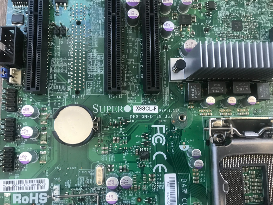 Supermicro X9SCL-F Socket 775 Server Motherboard | eBay