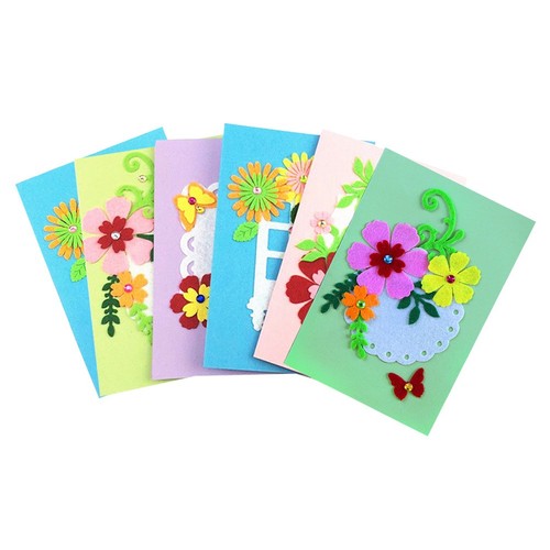 6 Pcs Handmade Greeting Cards Craft Supplies for Kids Making Kit | eBay UK