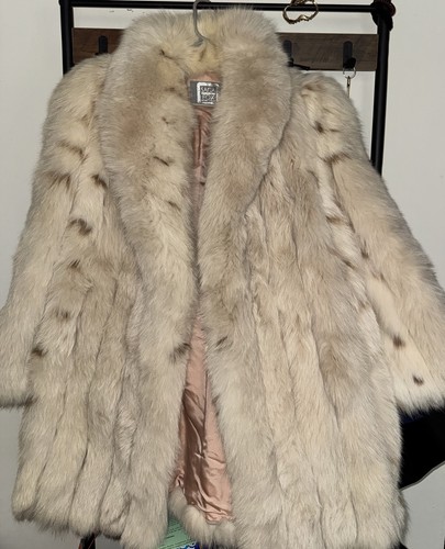 Saga Fox Silver Tag Fox Fur Coat Size M Good Condition Korea | eBay