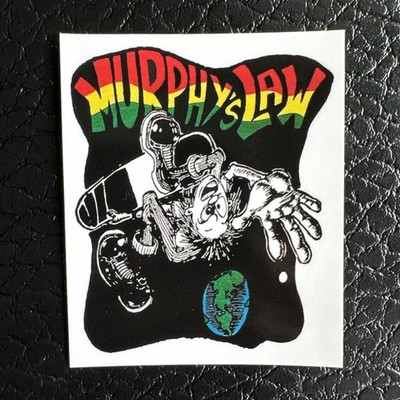 Murphy’s Law sticker NYHC Agnostic Front Cro Mags Gorilla Biscuits ...