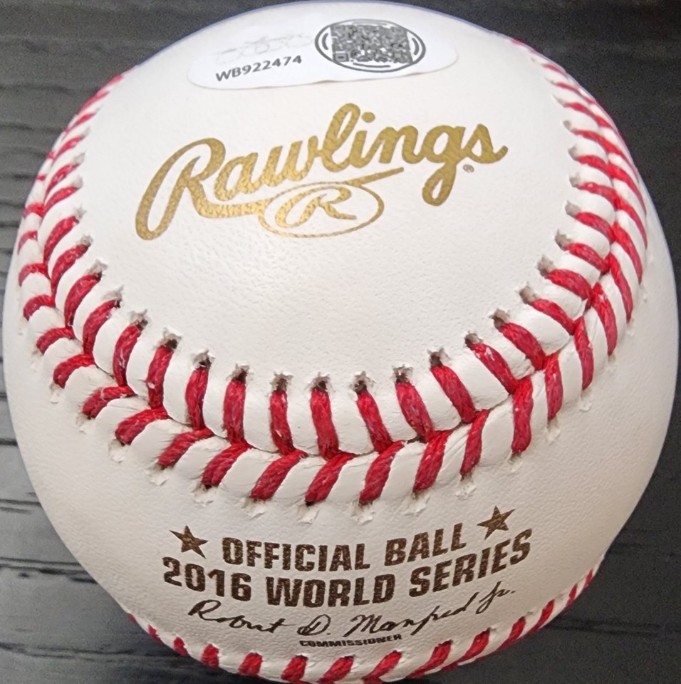 JOHN LACKEY Autographed 2016 World Series Baseball Inscribed 16 WS ...