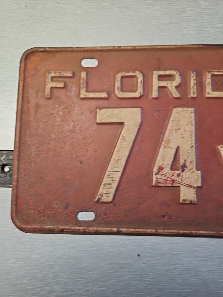 1936 Florida License Plate 74-916 (Lot 1387) | eBay