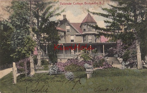 Postcard Vasbinder Cottage Bridgeville NJ New Jersey | eBay