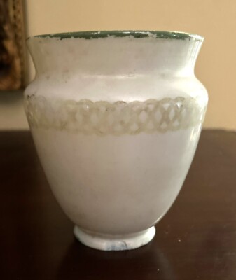 Quezel? Steuben? Calcite Art Glass Lamp Shade White Iridescent 2.25 in ...