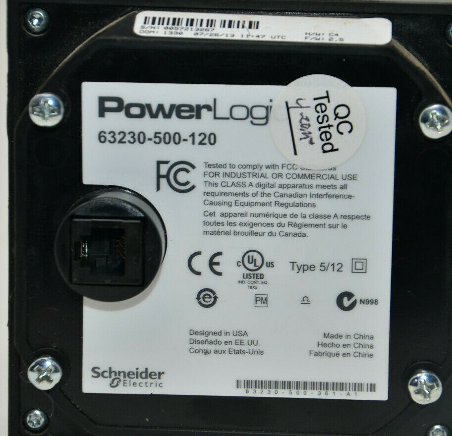 63230-500-120 4" Display Module PM800 Powerlogic --SA | eBay