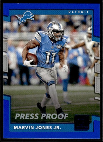 2017 Donruss #57 Marvin Jones Jr. Press Proof Blue Excellent | eBay