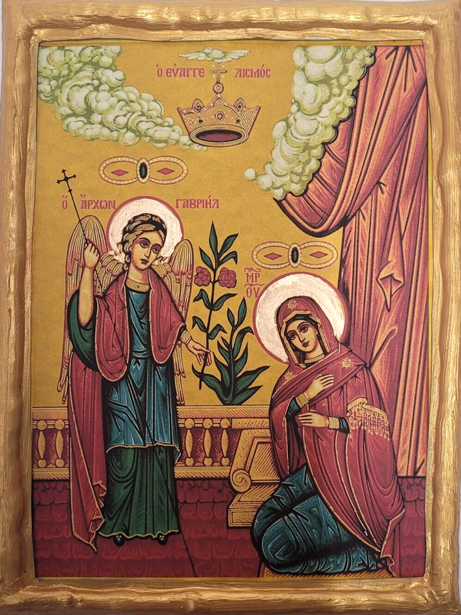 Mother Mary With Gabriel