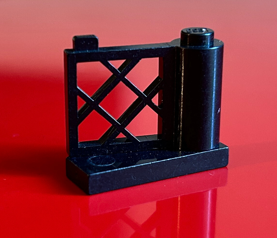 Lego 3358 + 3359 schwarz Zaun Tor mit Tür 1 x 3 x 2 Gatter Zäune | eBay.de