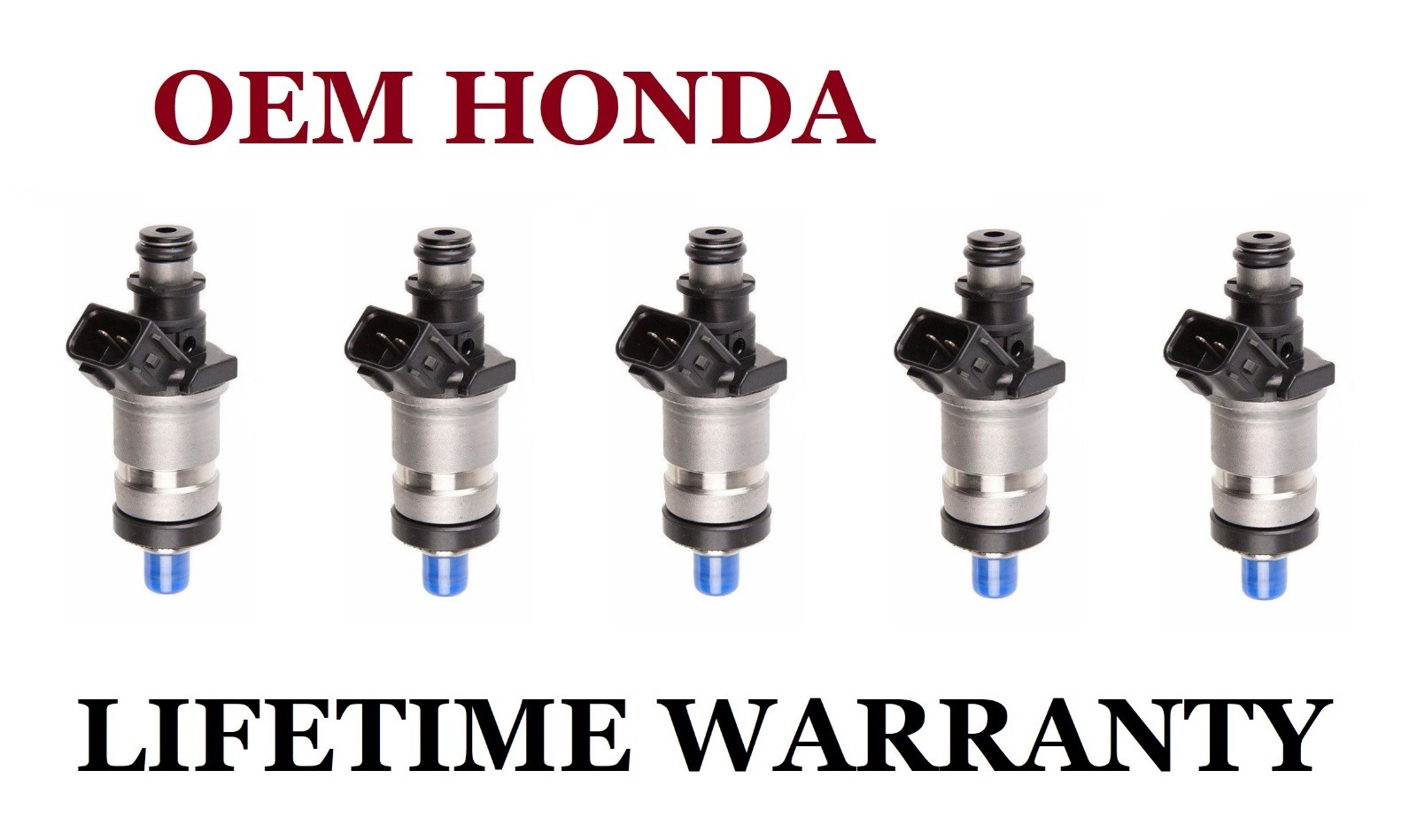 OEM Set of 5 Fuel Injectors for 1997 1998 97 98 Acura TL 2.5L 5 ...