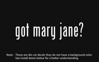 (2x) got mary jane? Sticker Die Cut Decal vinyl | eBay