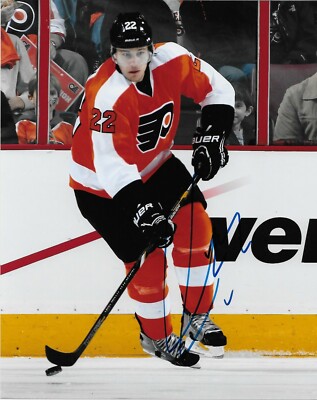 Signed Luke Schenn Philadelphia Flyers Autographed 8x10 Photo #1 ...