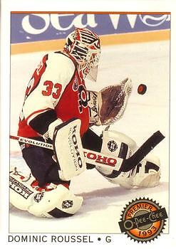 #51 Dominic Roussel - Philadelphia Flyers - 1992-93 O-Pee-Chee Premier ...
