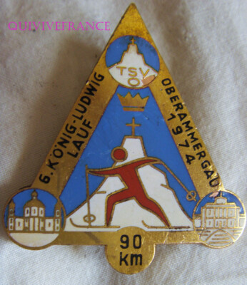 SK2006 - Badge Ski Oberammergau 1974 6.KÖNIG-LUDWIG Lauf 90Km | eBay ...