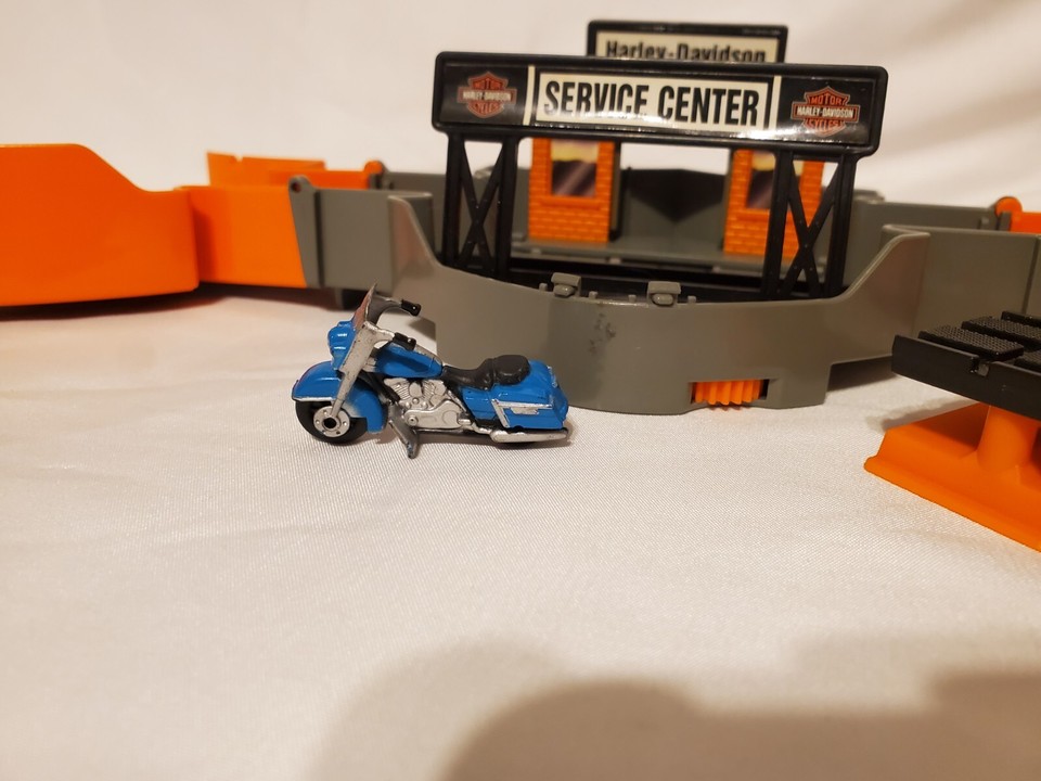 Microverse Harley Davidson Service Center Micro Playset (1996) KENNER Vintage | eBay