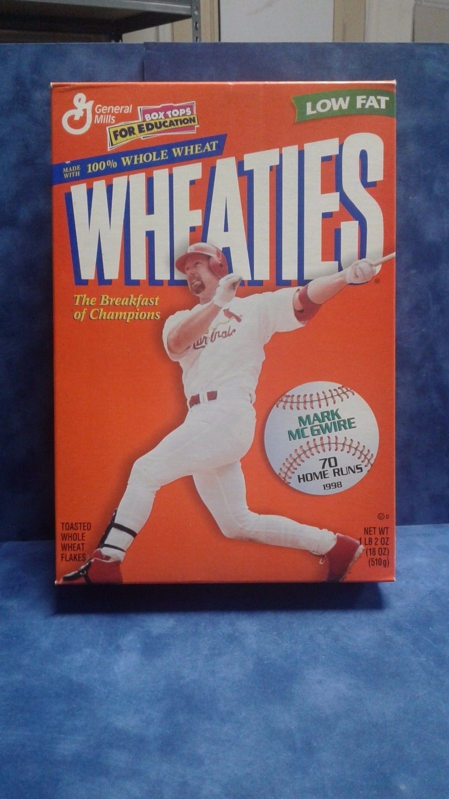 Wheaties Cereal Mark McGwire Box 70 Homer unsure 1998 | eBay