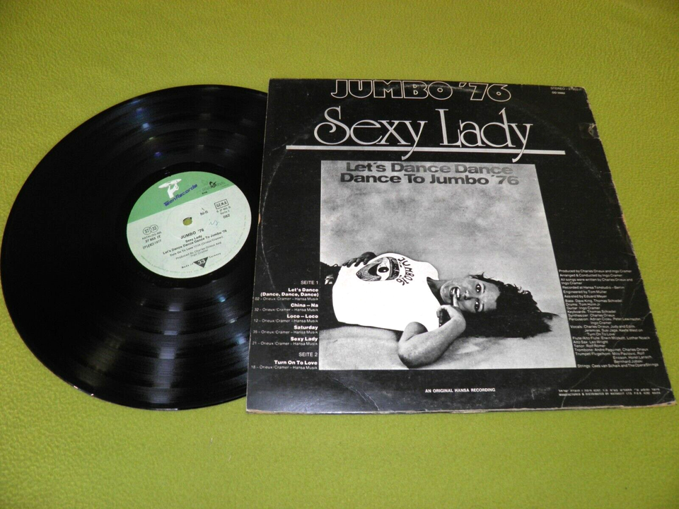 Jumbo 76 - Sexy Lady RARE 1976 Different Press Cheesecake Disco Turn On ...
