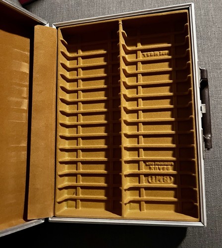 Cassette Tape Carrying Case Holds 24 Tapes - Brown Faux Leather. | eBay