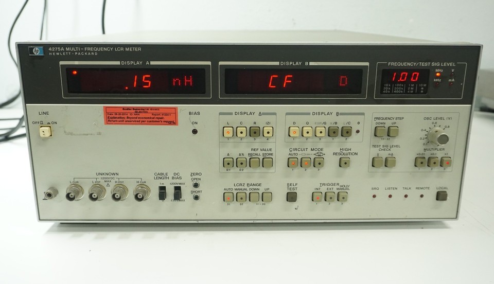 Hewlett Packard Agilent Keysight 4275A Multi-Frequency LCR Meter | eBay