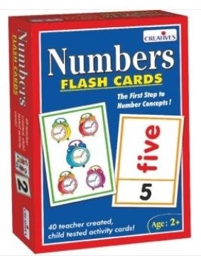 CRE01152 - Creative Early Years - Numbers Flash Cards 8901870005930 ...