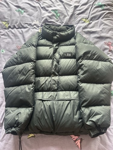 Rab Peak Down Puffer Smock Jacket Black, Pertex, Size XL (2XL) | eBay UK
