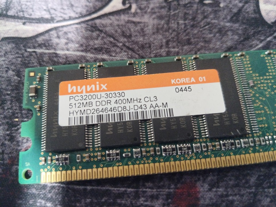 512MB x2 Hynix DDR Ram Memory PC3200U-30330 | eBay