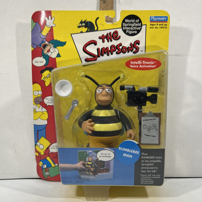 Playmates, The Simpsons Series 5 BUMBLEBEE MAN World of Springfield ...