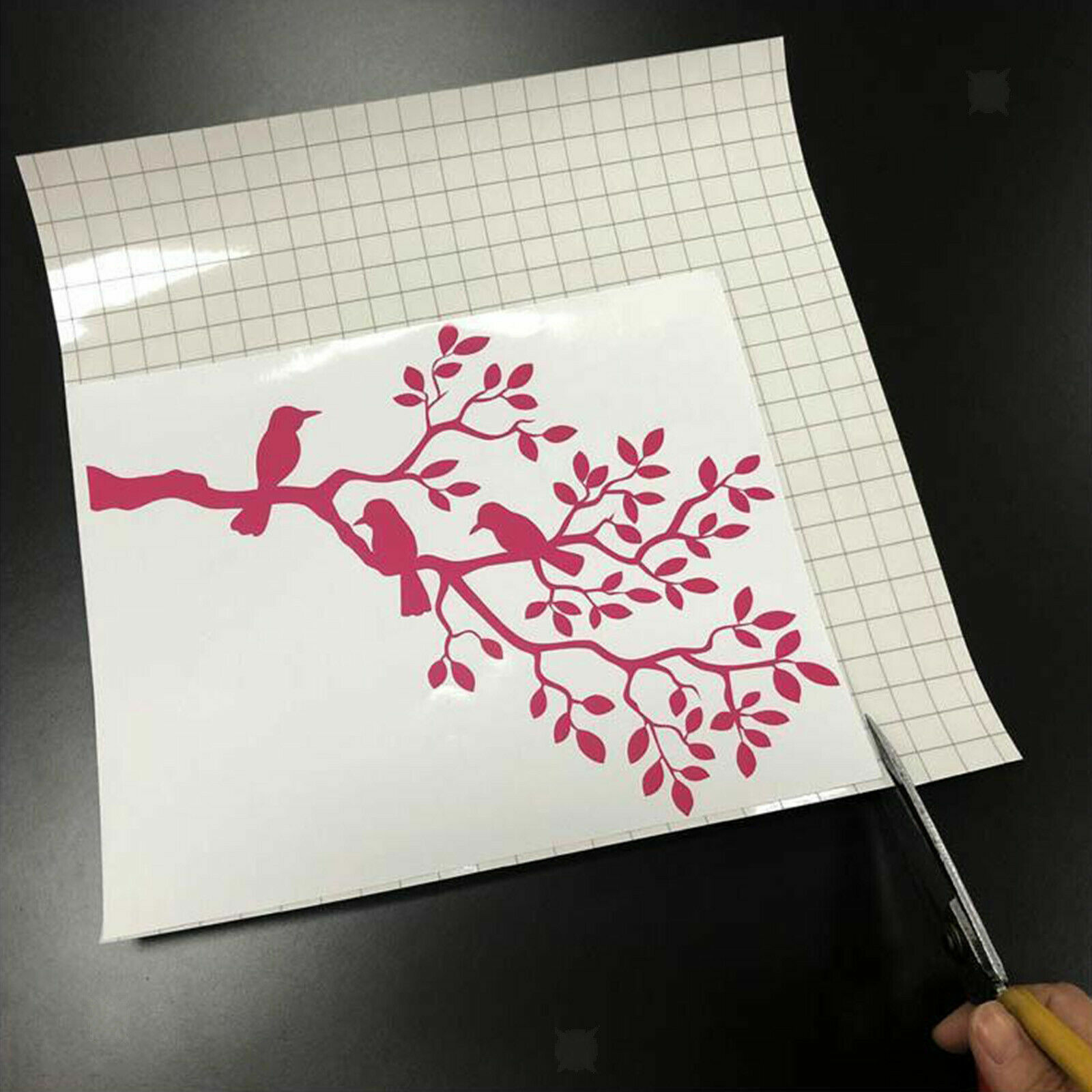 PSV Application transfer Tape clear-lined grid - Adhesive craft vinyl ...