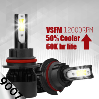 XENTEC LED HID Headlight Conversion kit 9007 HB5 6000K for 1998-2001 ...