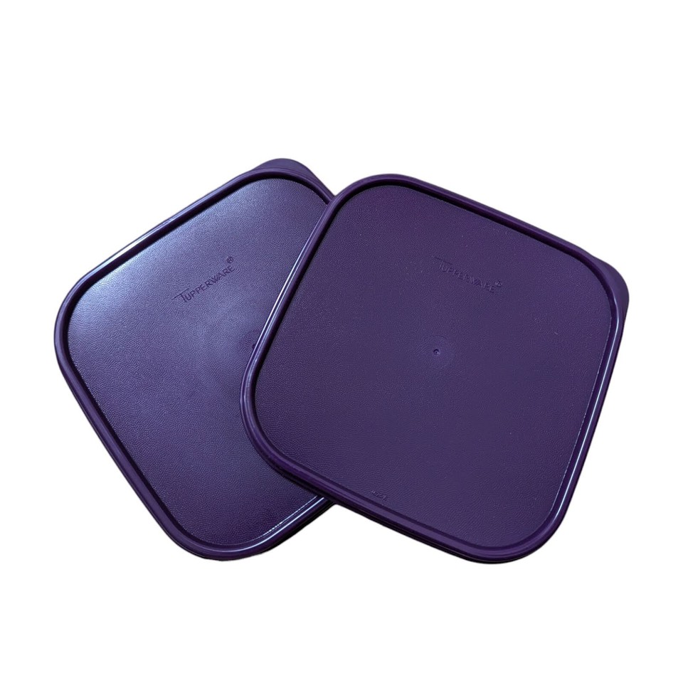 Tupperware Modular Mates Square Purple 1623 2 Pcs Seal Lid | eBay