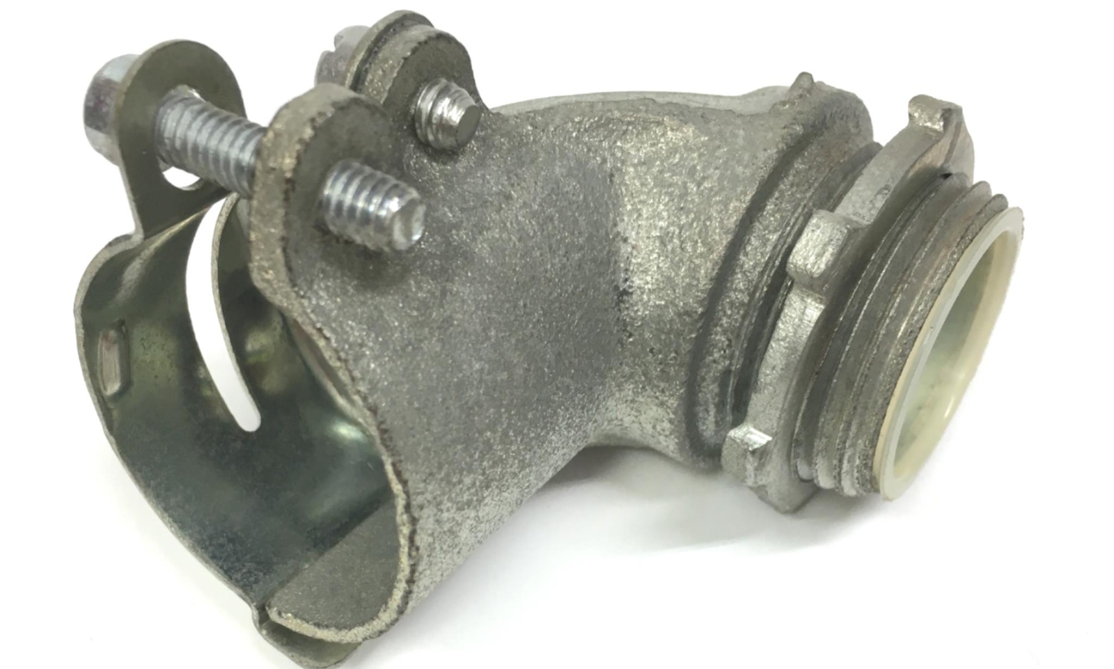 Armored Cable Flexible Conduit Connector AC-100 1" 90 Degree SQZ FLEX ...